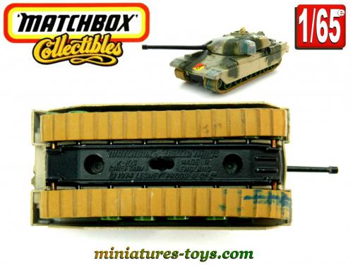 Le char anglais Chieftain MK5 en miniature Matchbox au 1/65e incomplet ...