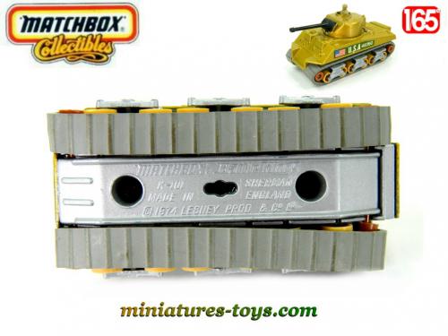 Le char américain Sherman M4 A3 miniature de Matchbox au 1/65e ...