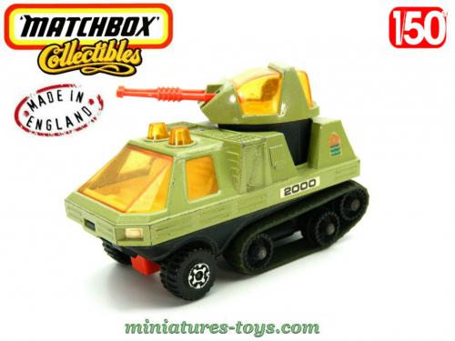 Le char de l'espace Crusader miniature de Matchbox Adventure 2000 au 1 ...