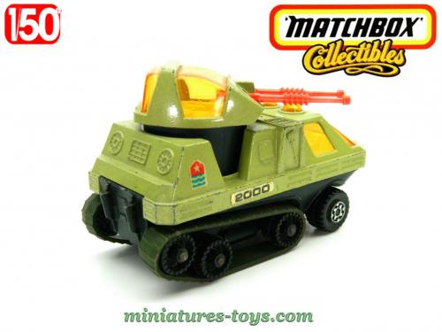 Le char de l'espace Crusader miniature de Matchbox Adventure 2000 au 1 ...
