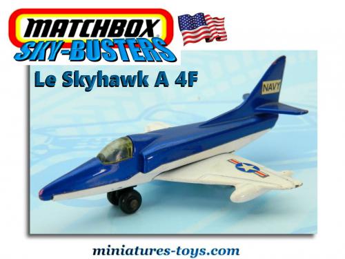 Le jet Douglas Skyhawk A 4F Navy miniature de Matchbox Sky Busters ...