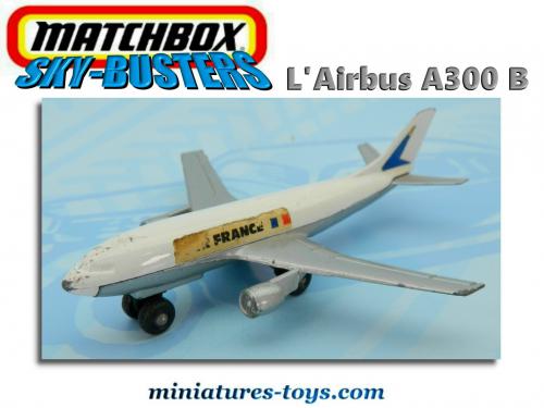 L'avion de ligne Airbus A300 B Air France miniature Matchbox Sky ...