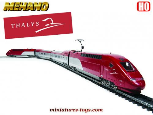 La rame du TGV Thalys miniature au H0 HO par Mehano incomplète ...