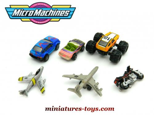 Les six miniatures par Micro Machines Galoob miniatures-toys