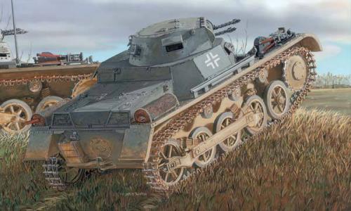 Le char allemand Panzer I Ausf B en miniature par Master Fighter au 1 ...