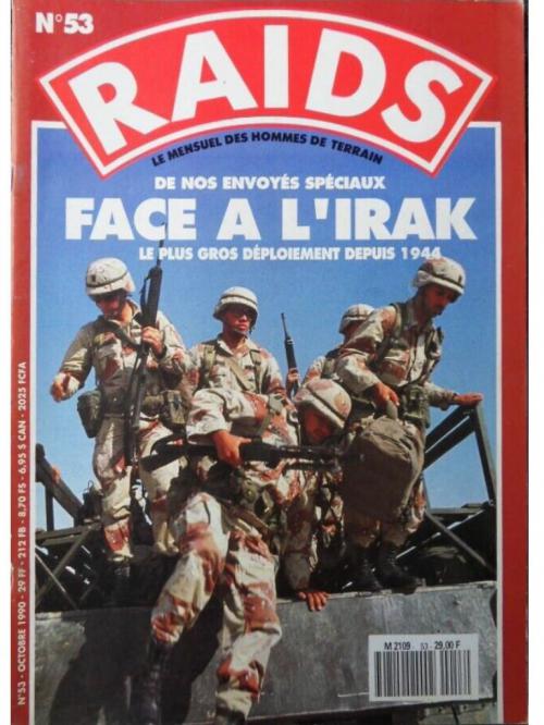 Le magazine Raids n°53 paru en Octobre 1990 miniatures-toys