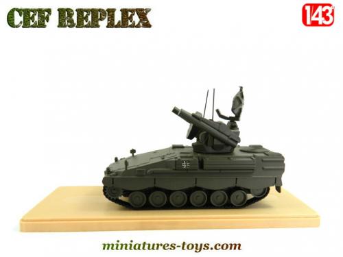 Le SPZ a tourelle Euro missile Roland en miniature par CEF Replex au 1 ...