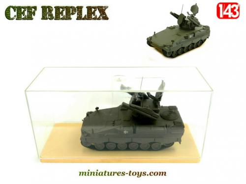 Le SPZ a tourelle Euro missile Roland en miniature par CEF Replex au 1 ...