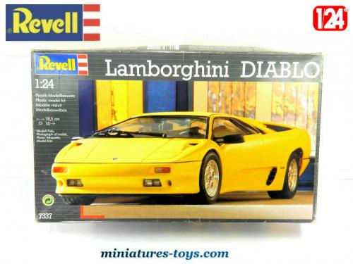 Le kit de la Lamborghini Diablo miniature par Revell au 1/24e ...
