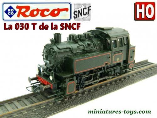 La locomotive a vapeur type 030 T de la SNCF miniature de Roco au H0 HO ...