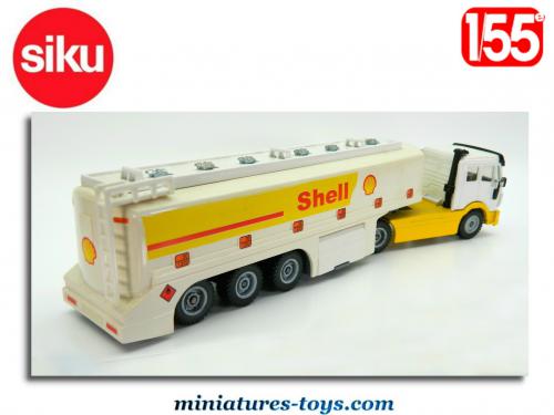 Le Mercedes SK et sa semi remorque Citerne Shell en miniature Siku au 1 ...