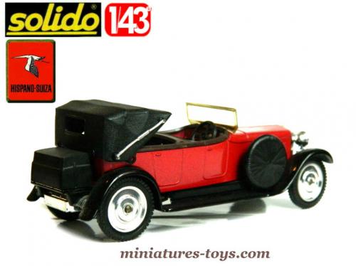 L'Hispano Suiza Victoria 1926 miniature de Solido Âge d'or au 1/43e ...