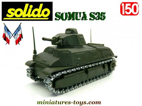 Le char Somua S35 armée française 1940 en miniature de Solido au 1/50e ...