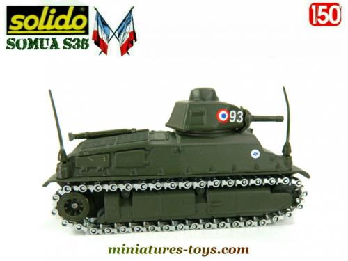 Le char Somua S35 armée française 1940 en miniature de Solido au 1/50e ...