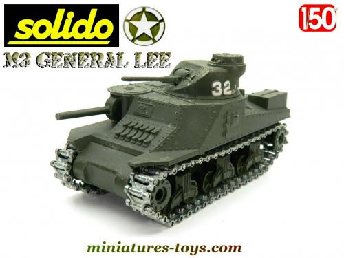 Le char américain M3 Général Lee miniature de Solido au 1/50e état ...
