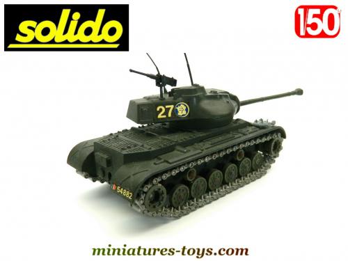Le char Patton M47 vert de l'armée française en miniature par Solido au ...
