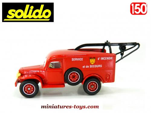Le Dodge WC 54 dépanneuse pompiers en miniature Solido au 1/50e ...
