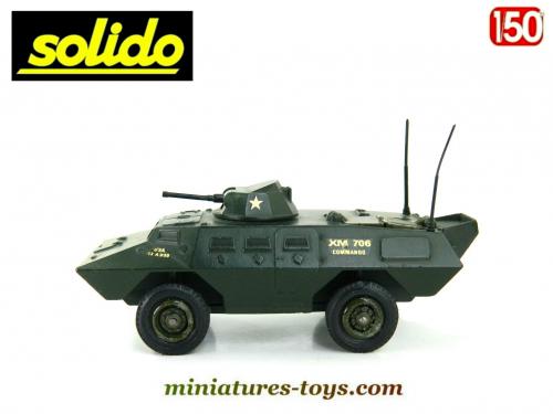 Le Commando US XM706 V-150 4x4 vert en miniature de Solido au 1/50e ...