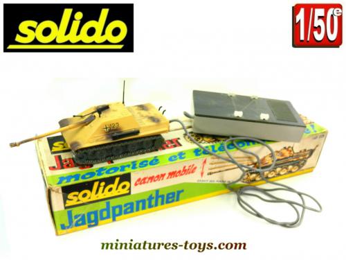 Le char Jagdpanther miniature téléguidé de Solido au 1/50e miniatures-toys