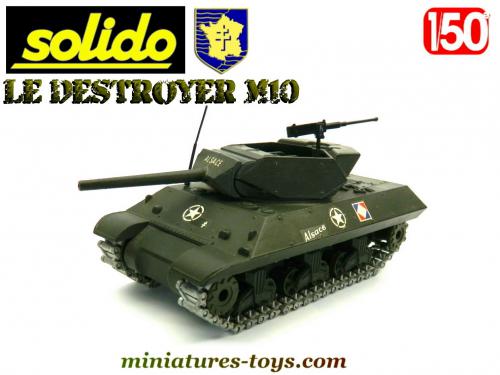 Le Destroyer M10 français de 1944 en char miniature par Solido au 1/50e ...