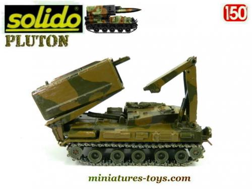 Le lance missile français Pluton AMX 30 miniature de Solido au 1/50e ...