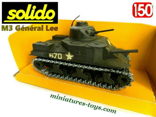Le char américain M3 Général Lee vert miniature de Solido au 1/50e ...
