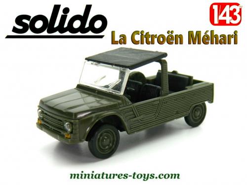 La Citroën Méhari militaire en miniature par Solido au 1/43e miniatures ...