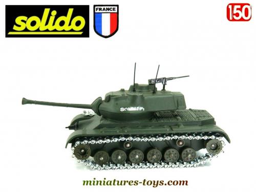 Le char Patton M47 vert armée en miniature de Solido au 1/50e ...