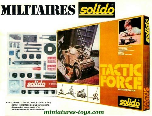 Le coffret Tactic Force de miniatures militaires Solido a monter au 1/50e miniatures-toys