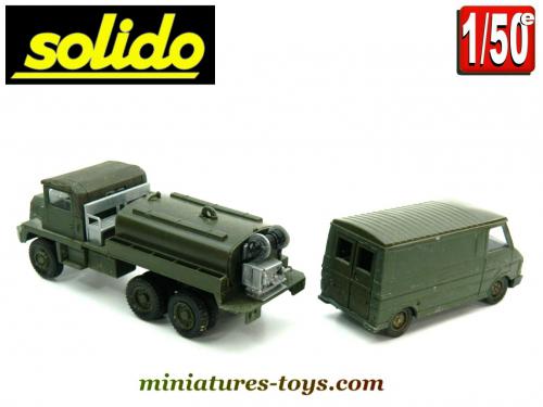 Le Berliet GBC 8 Kt citerne et le Citroën C35 militaire miniature ...