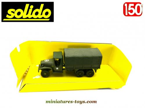 Le GMC CCKW 353 6x6 cabine torpédo en miniature militaire Solido au 1 ...