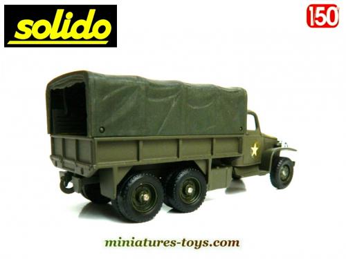 Le GMC CCKW 353 6x6 militaire bâchée en miniature de Solido au 1/50e ...