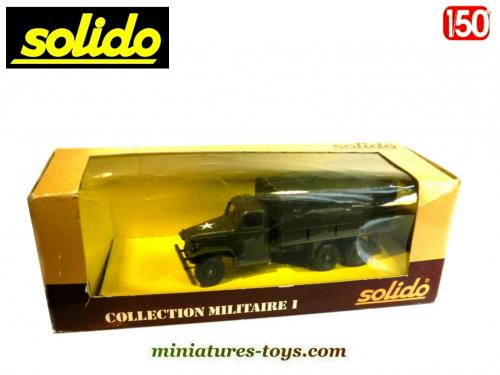 Le GMC CCKW 353 6x6 militaire bâchée en miniature de Solido au 1/50e ...