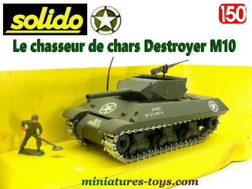 Le chasseur de chars Destroyer M10 en miniature Solido au 1/50e ...