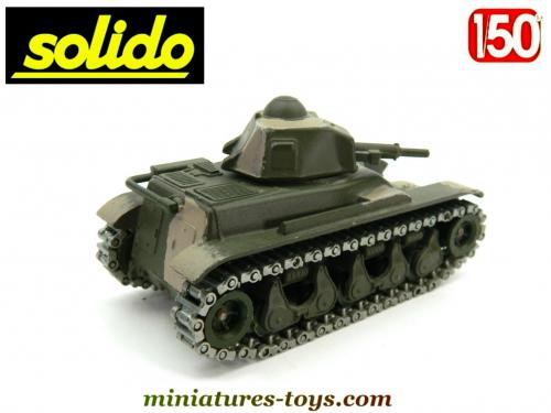 Le char français Renault R35 camo en 1940 miniature Solido au 1/50e ...