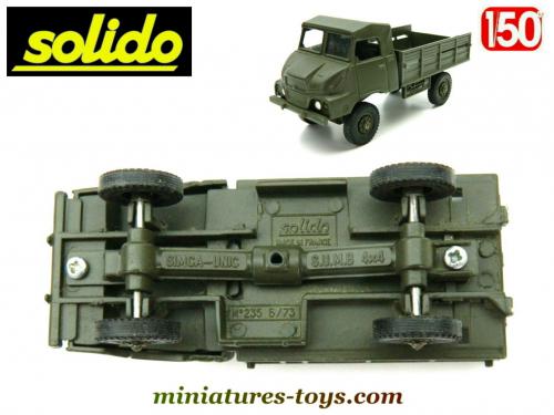 Le camion militaire Simca Unic 4x4 Marmon en miniature Solido au 1/50e ...