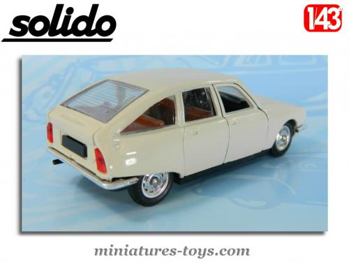 La Citroën GS de 1971 en voiture miniature par Solido au 1/43e ...