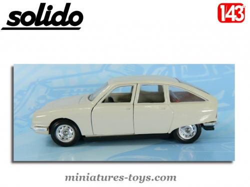 La Citroën GS de 1971 en voiture miniature par Solido au 1/43e ...