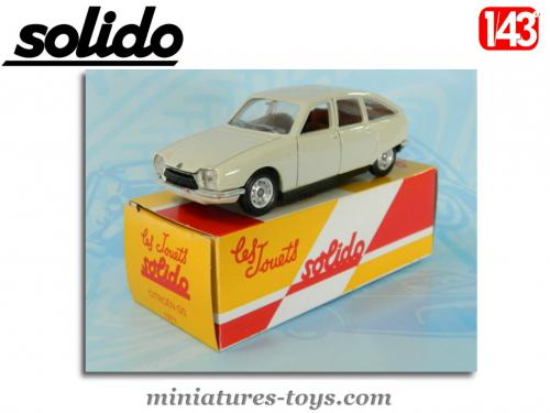 La Citroën GS de 1971 en voiture miniature par Solido au 1/43e ...