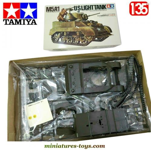 La maquette du char américain M5 A1 par Tamiya au 1/35e sans figurine ...
