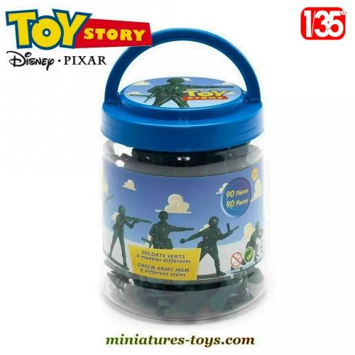 Le bidon de petits soldats en plastique vert de Toy-Story Disney pixar ...