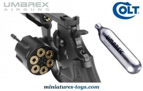 La réplique métal du Colt Python 357 Magnum a air comprimé par Umarex ...