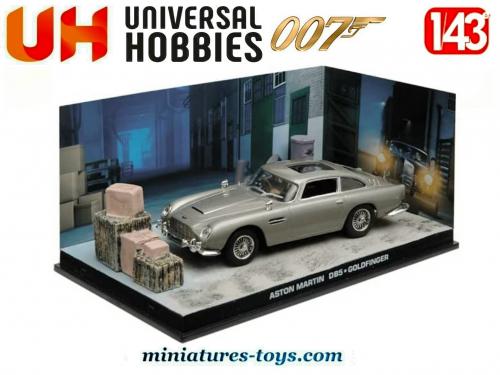 L'Aston Martin DB5 de James Bond en miniature Universal Hobbies au 1/43e miniatures-toys