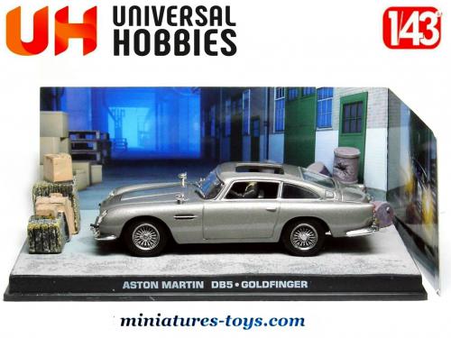 L'Aston Martin DB5 de James Bond en miniature Universal Hobbies au 1/43e miniatures-toys