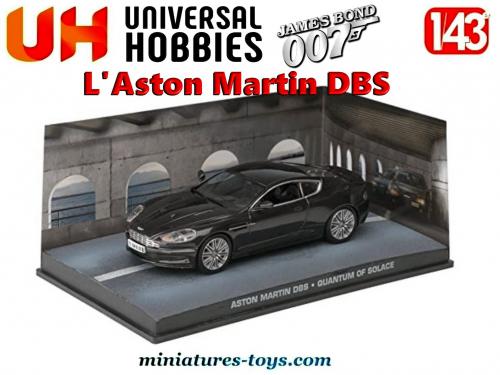 L'Aston Martin DBS de James Bond en miniature Universal Hobbies au 1 ...