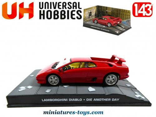 La Lamborghini Diablo de James Bond en miniature Universal Hobbies au 1 ...